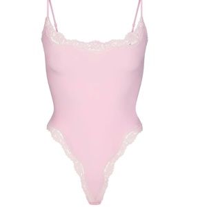 SKIMS | Tops | Skims Fits Everybody Lace Cami Bodysuit | Poshmark